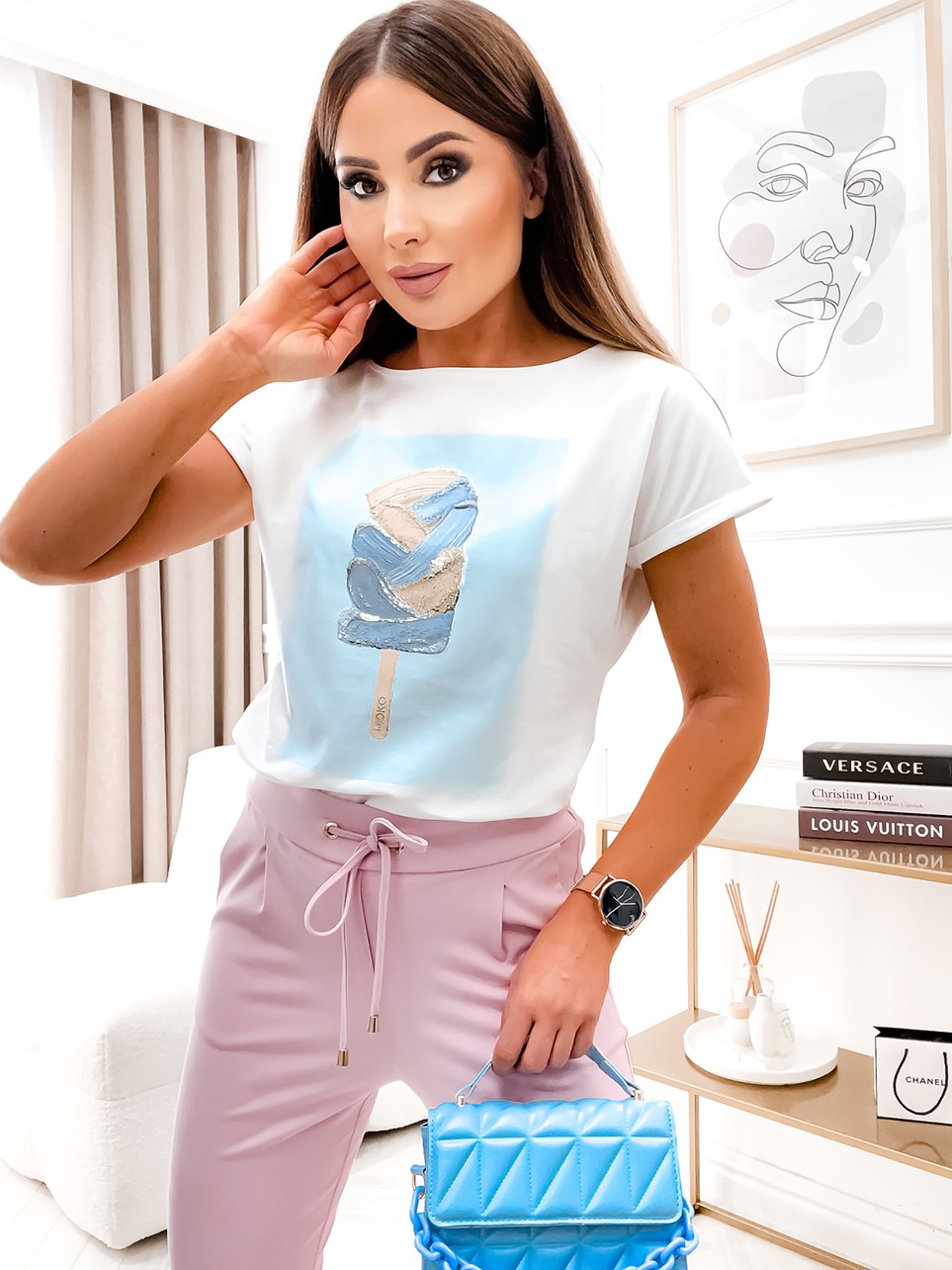 T-shirt Ice Cream MOKO | UBRANIA \ BLUZKI / T-Shirty BLUZKI i T-SHIRTY