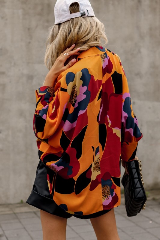 Koszula z wiskozy Orange Butterfly Simplicity | UBRANIA \ KOSZULE ...